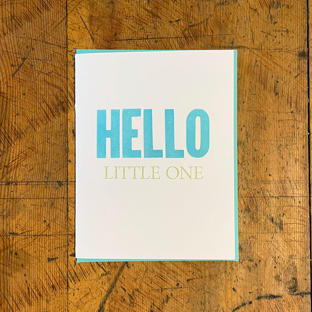 Baby Letterpress Cards – The Workhouse Bend