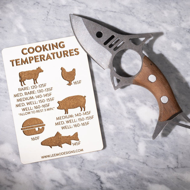 Mini Meat Cooking Temperatures Magnet – The Workhouse Bend