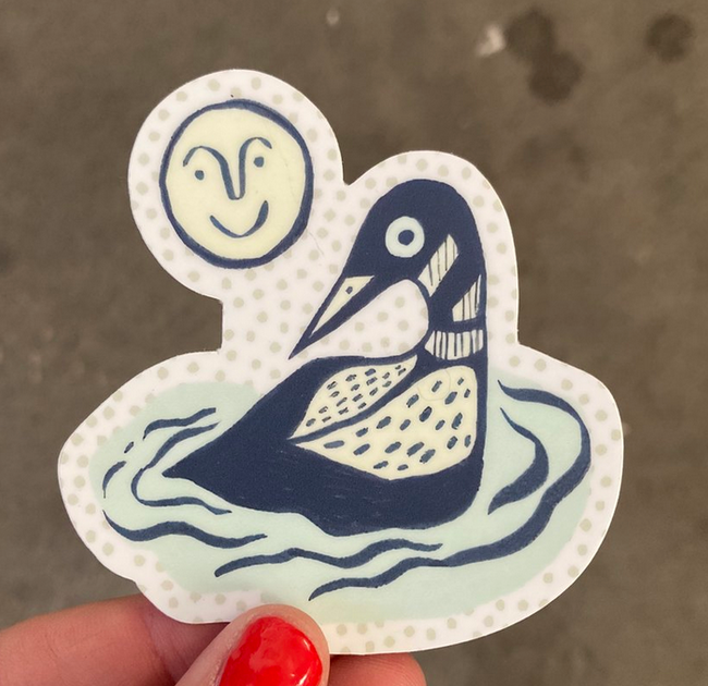 Loon Sticker – The Workhouse Bend