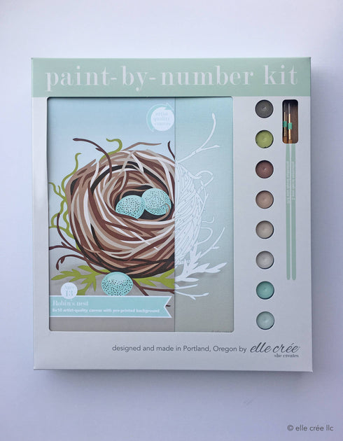 Robin's Nest Paint-by-Number Kit – The Workhouse Bend