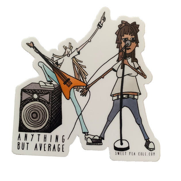 Anything But Average Sticker – The Workhouse Bend