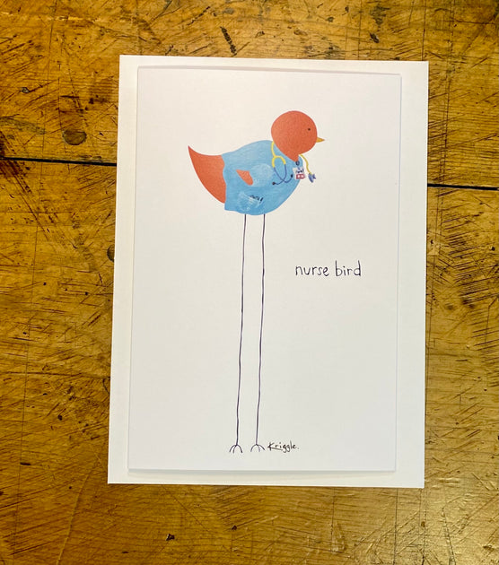 Nurse Bird Greeting Card - 4x6 – The Workhouse Bend