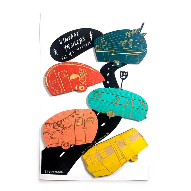 Vintage Trailer Magnets - Set of 5 – The Workhouse Bend