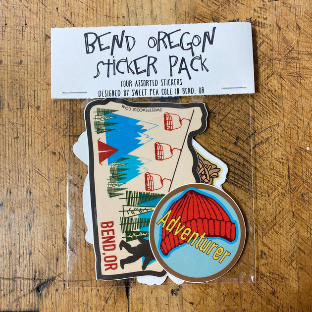 Bend Oregon Sticker Pack – The Workhouse Bend