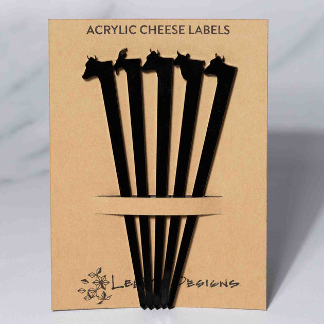 Cheese Labels Set | Laser Cut Acrylic Cheese Markers by LeeMo Designs ...