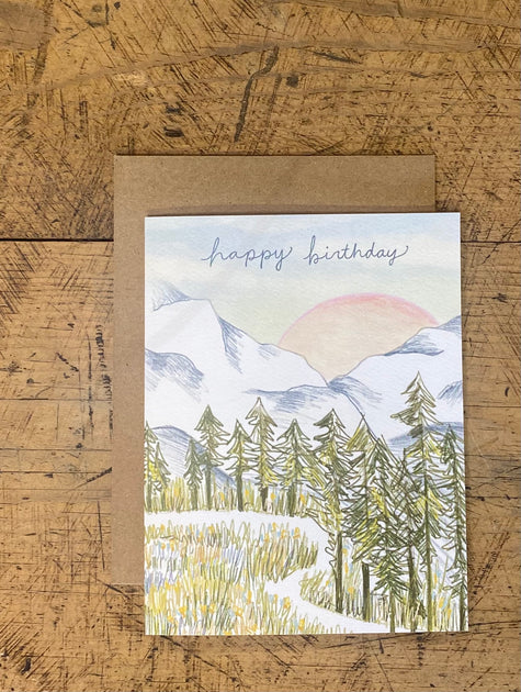 Greeting Card - Happy Birthday Forest – The Workhouse Bend